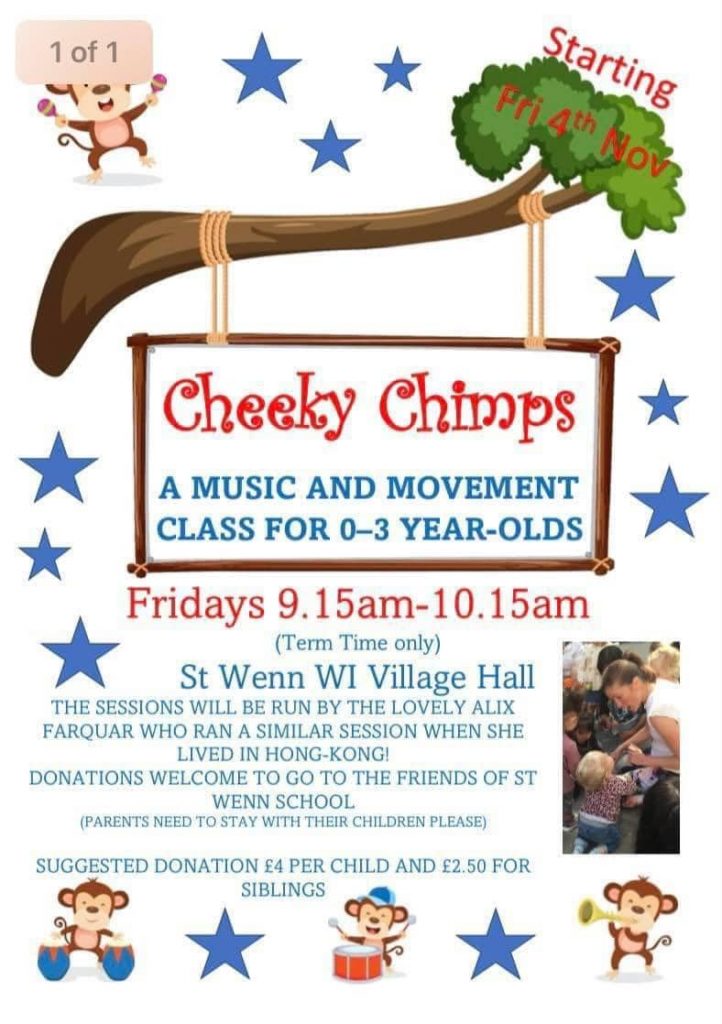 st wenn chimps | Withiel Village Website